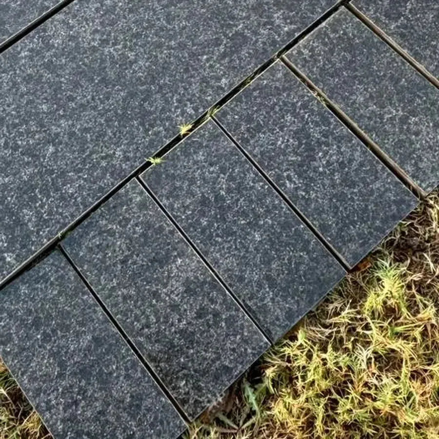 Black Basalt Porcelain Edging Setts 200x100x20