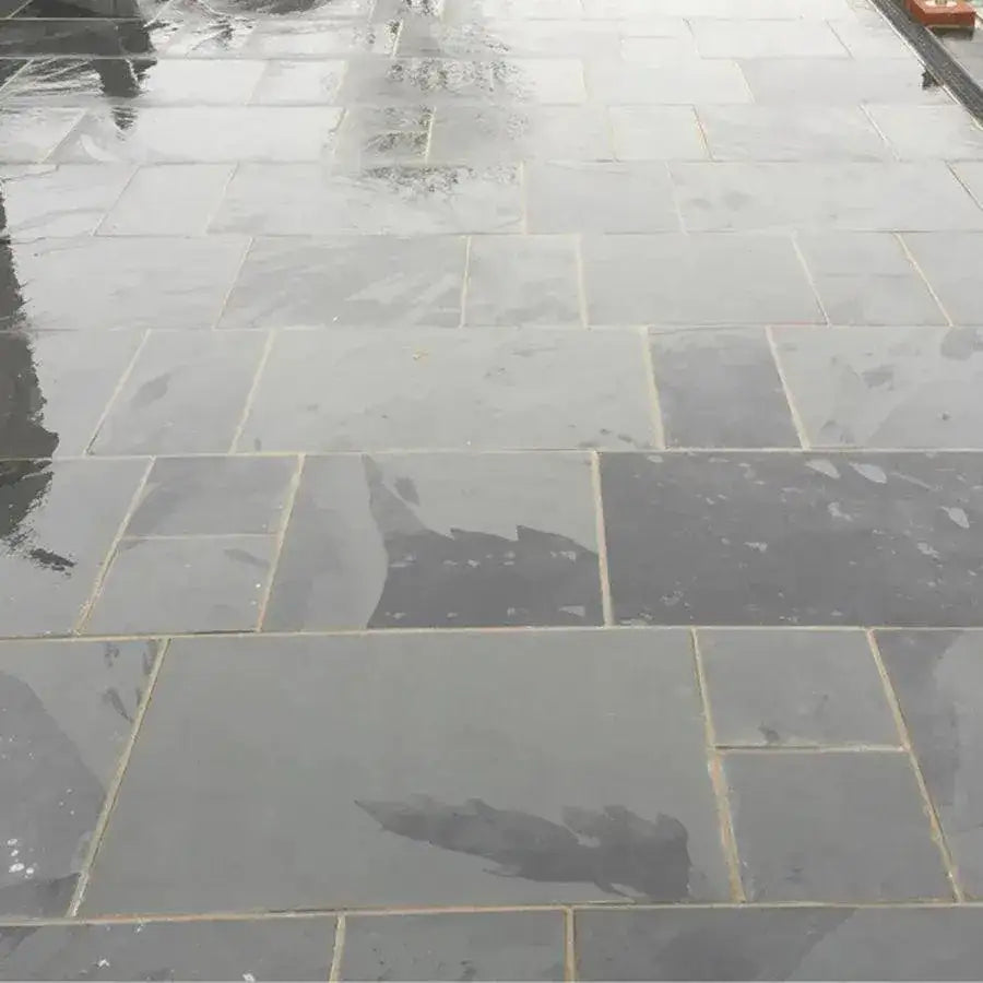 Brazilian Slate Black Paving Patio Packs 20mm | Paving Slabs UK