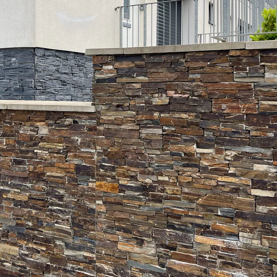 Multicolour Slate Stone Cladding Z Tiles Clad Panels