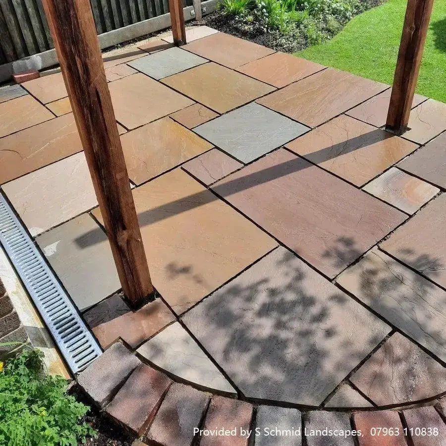 Raj Blend Sandstone Paving Patio 5 Sizes 22mm | Paving Slabs UK