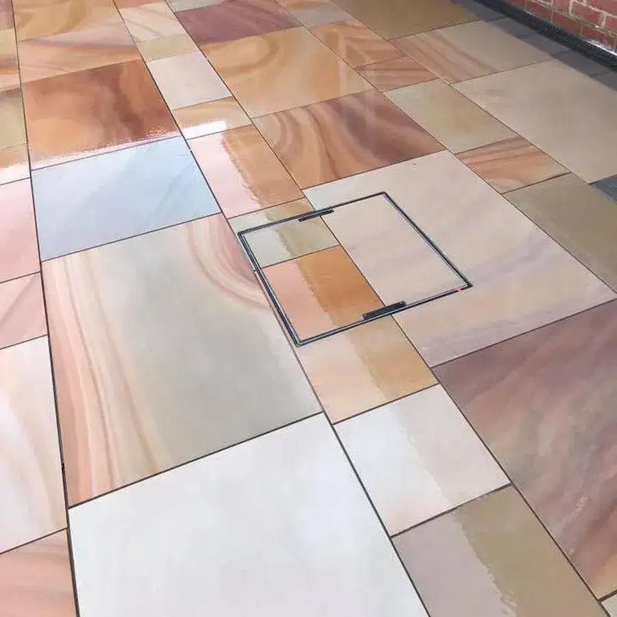 Rippon Buff Smooth Indian Sandstone Patio Packs | Paving Slabs UK